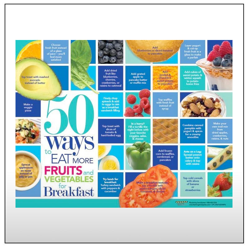 50 Ways to Eat More Fruits and Vegetables for Breakfast Handouts ...